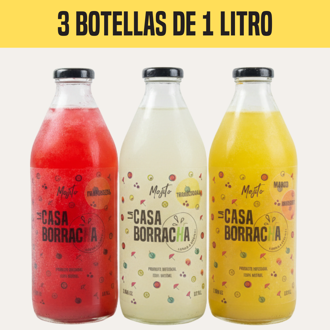 Pack Mojitos sabores – LaCasaBorracha